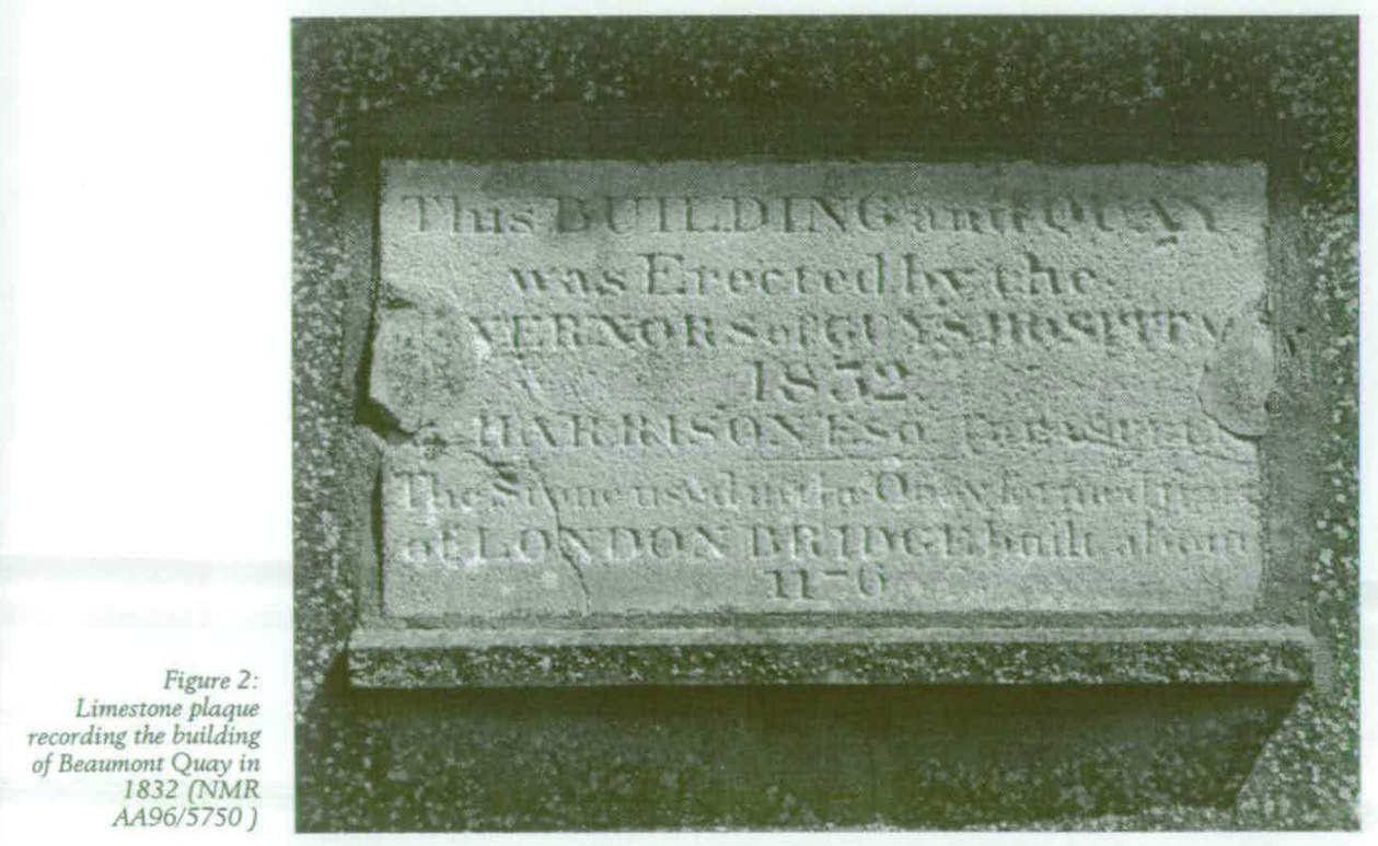 32: Stones of Old London Bridge at Beaumont Quay – Building London ...